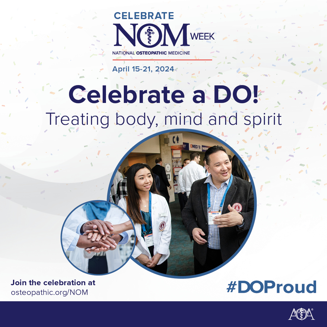 Celebrate NOM Week! - American Osteopathic Association