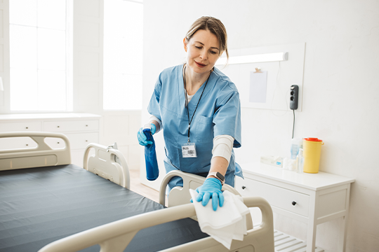The effectiveness of disinfection protocols in medical school ...